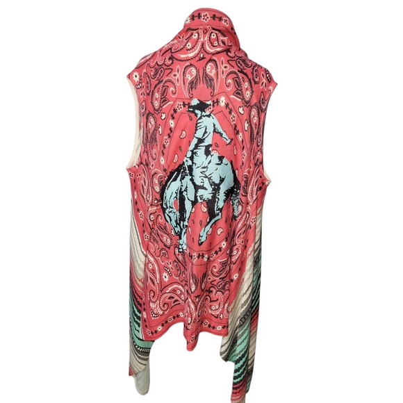 Crazy Train | Jackets & Coats | Crazy Train Western Serape Vest Saddle ...